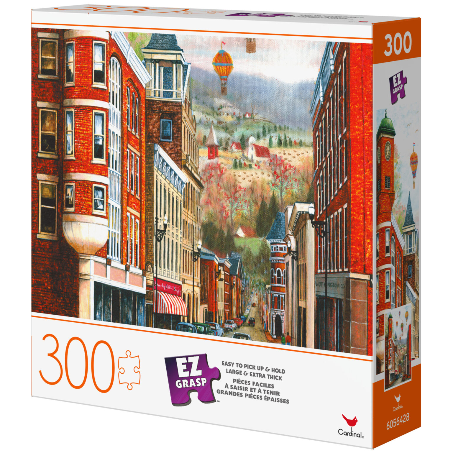 Cardinal The Clock Tower with Balloons 300 - Premium Puzzles